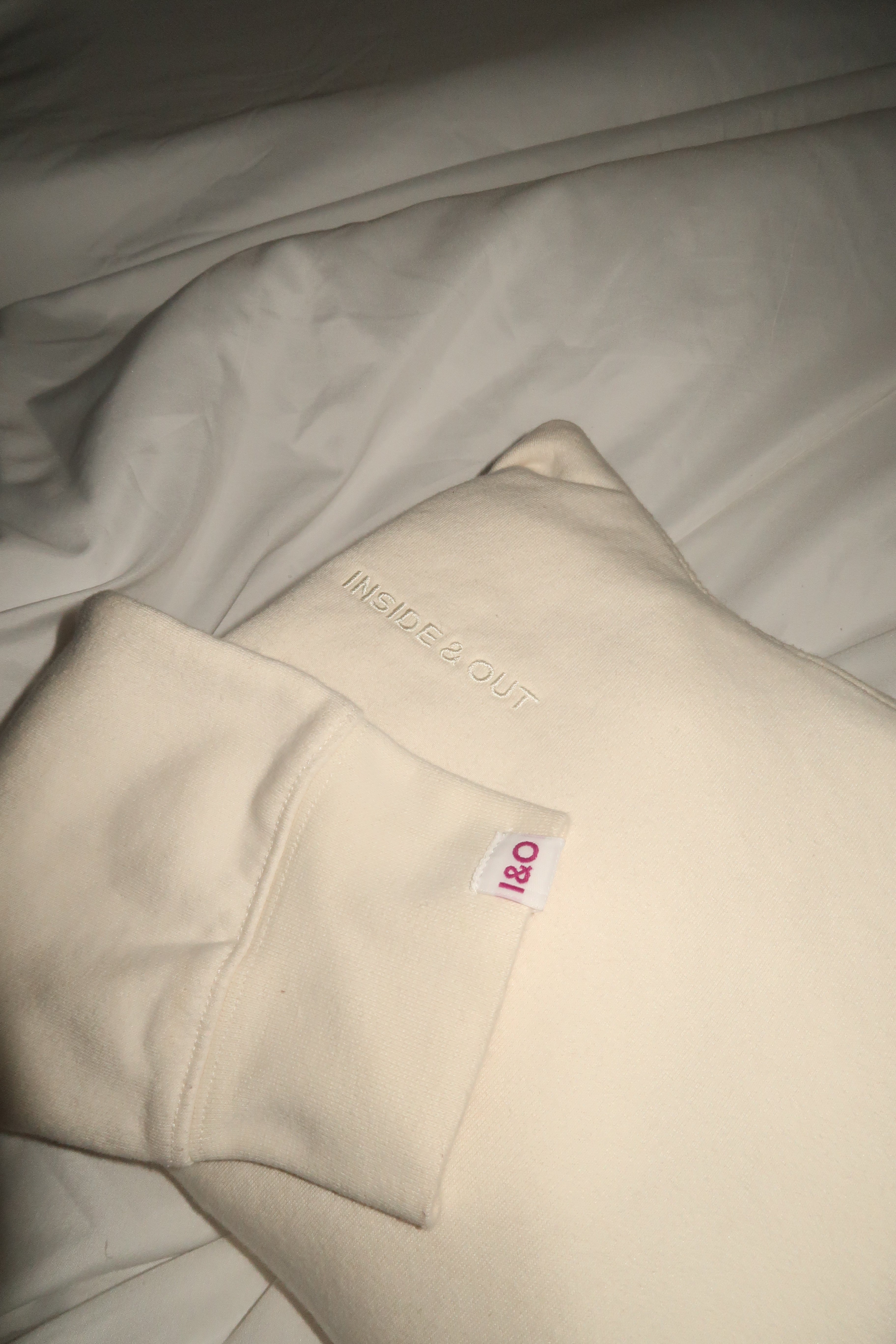 I&O Classic Hoodie in Mallow – Inside & Out by KIB CREATIVE LLC